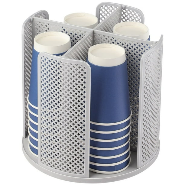 Paper Cup and Lid Holder Organizer Cup Dispenser Countertop, 4 ...