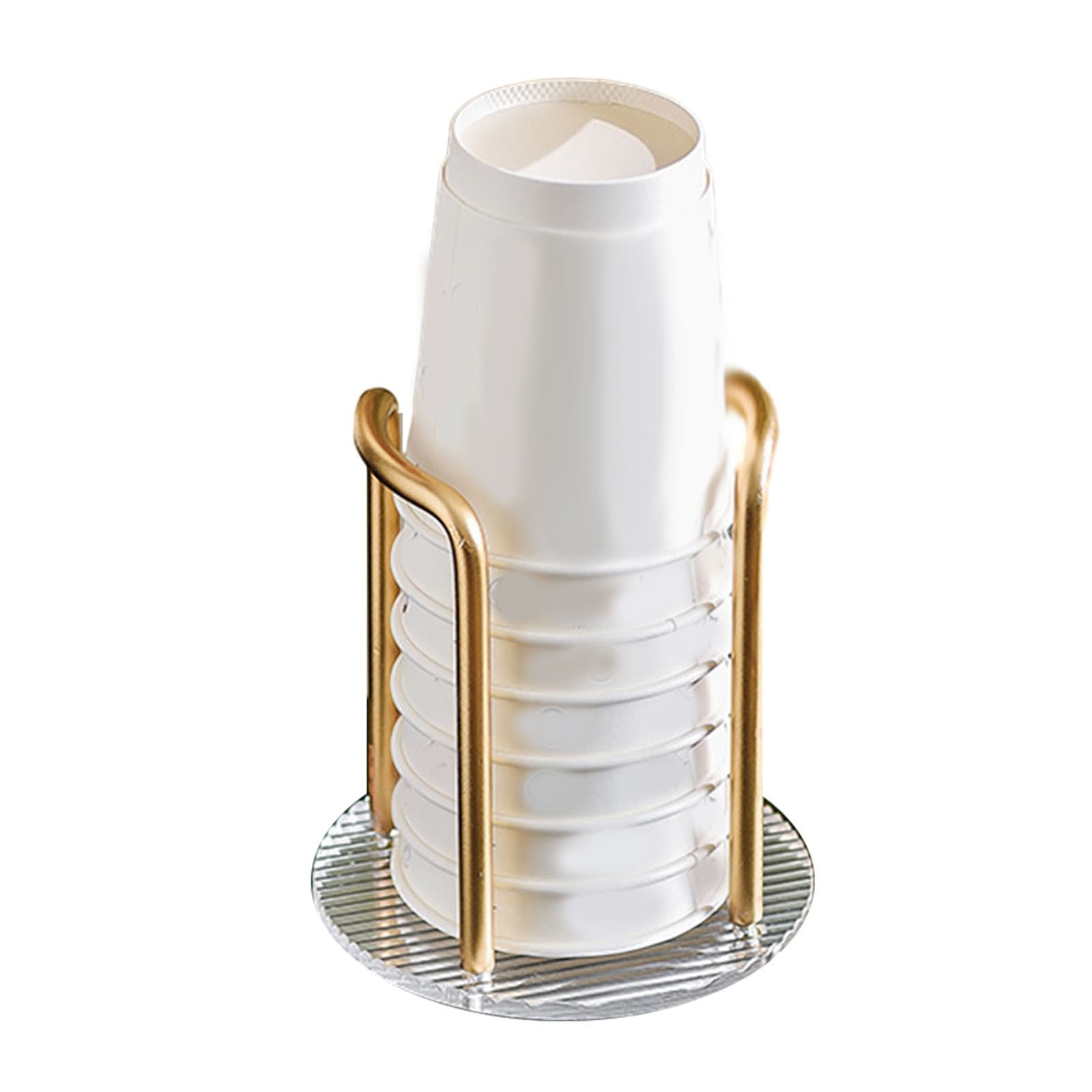 Paper Cup Storage Holder Rack Shelf, Water Tea Cups Acrylic Dispenser ...