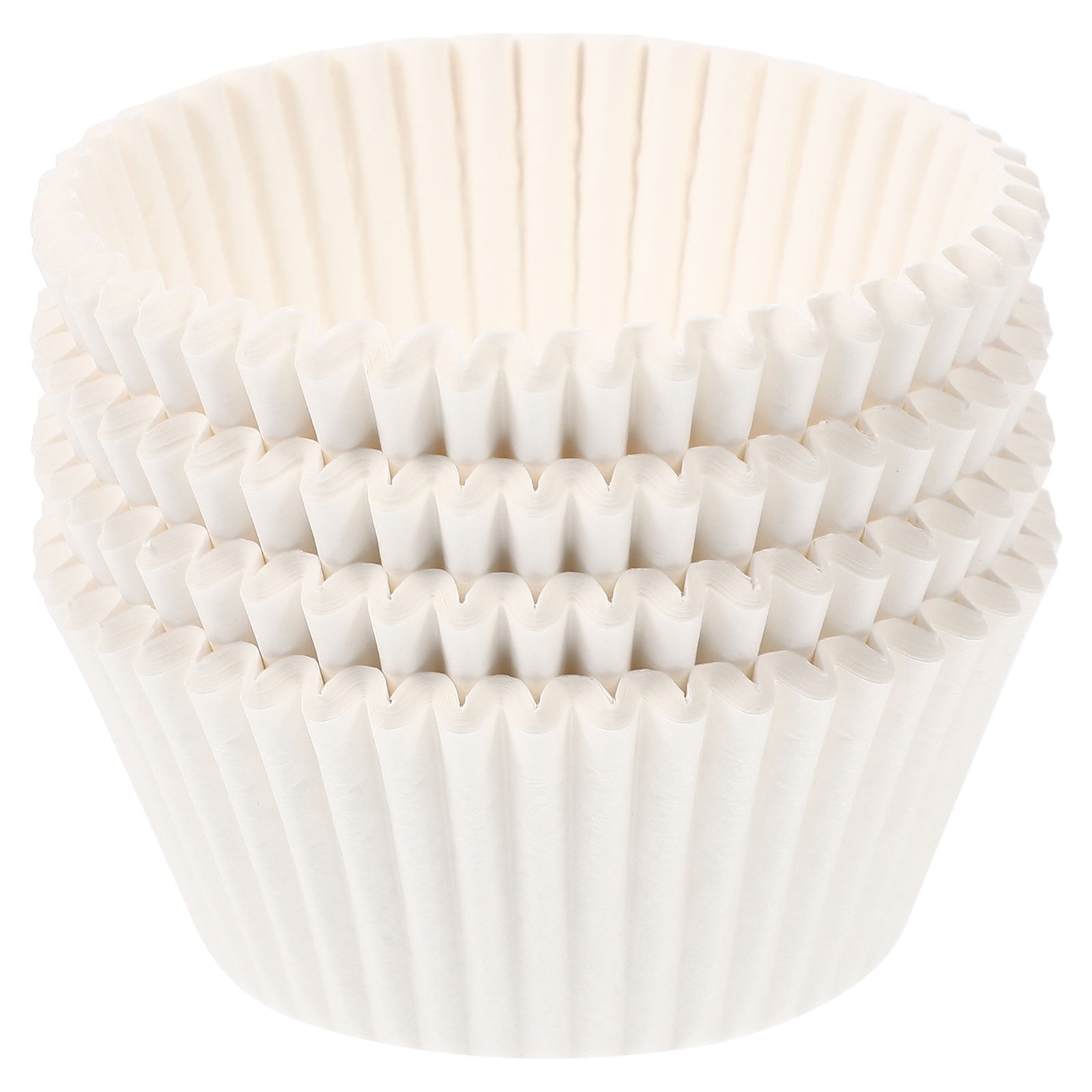 Paper Cups 100 Pcs Cupcake Liners Oil Set Lining Muffin White - Walmart.com
