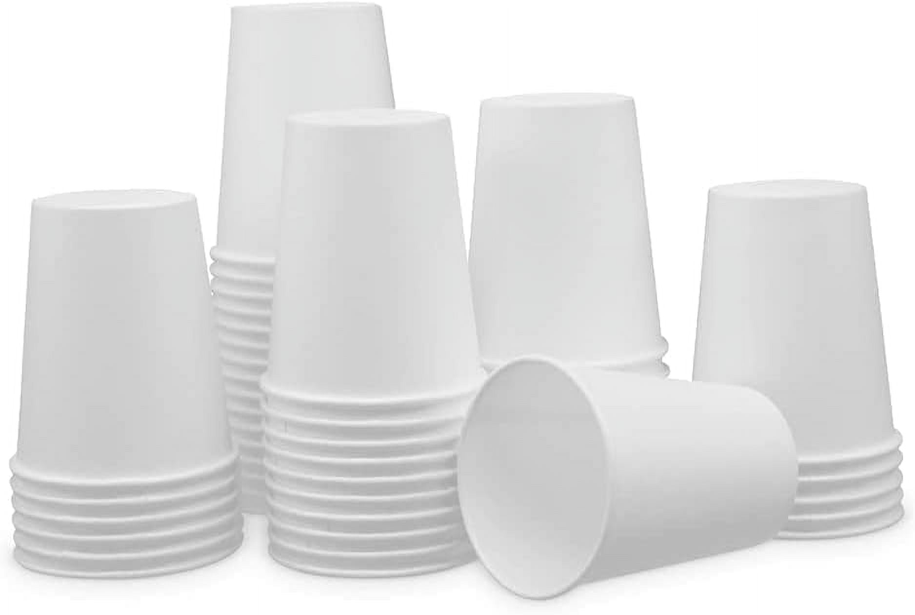Paper Cups 8 oz 1000 Pack for Coffee & Tea Made in USA | Bulk 1000 ...