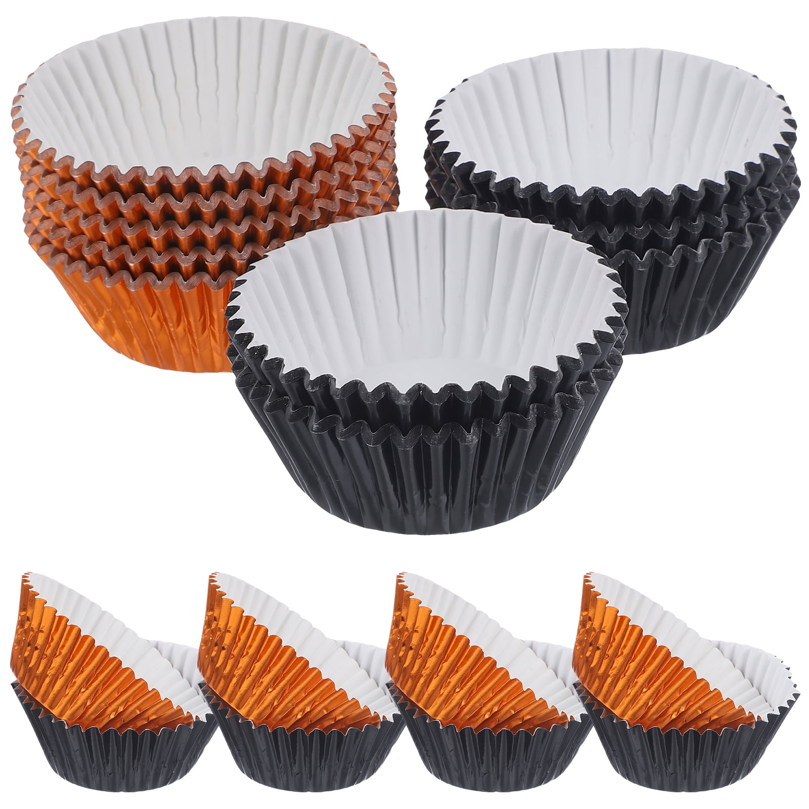 Paper Cups Packing 200 Pcs Birthday Party Supplies Cupcake Case Muffin ...