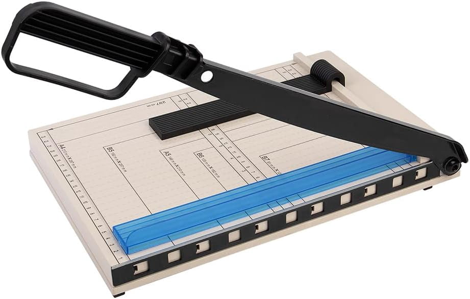 Paper Cutter A4 Cut Length, Easy to U Lightweight Guillotine Style and ...