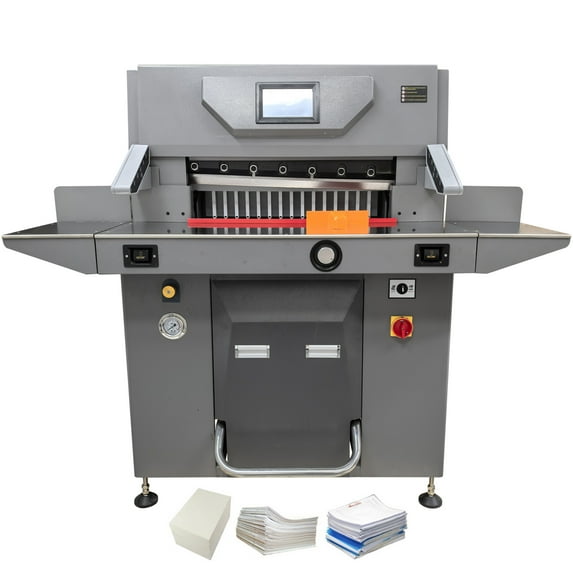 Paper Cutter Cutting Width 67CM Programmable Control Electric Hydraulic ...