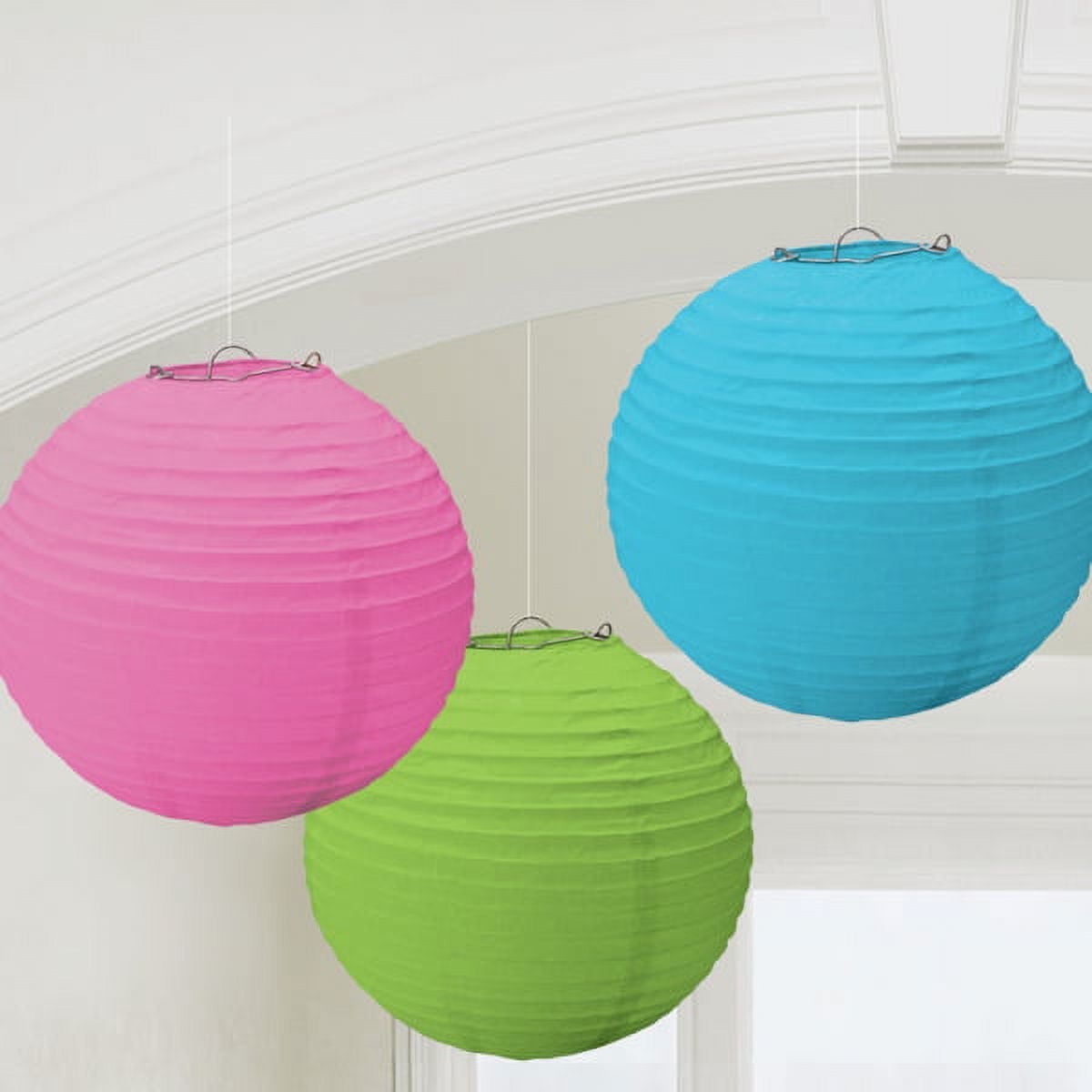 Rainbow Paper Lantern Decorations (3 Count) - Walmart.com