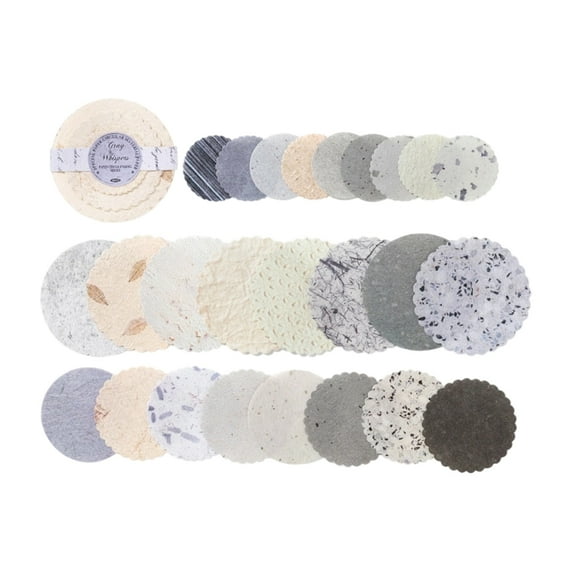 Paper Disks Decorative Round Paper Sheets For Journals Gift Wrapping ...