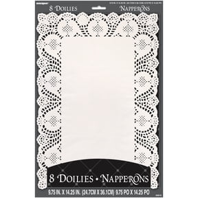 Juvale Rectangular Paper Placemats & Doilies 15.5x11.7 in 100 ct ...