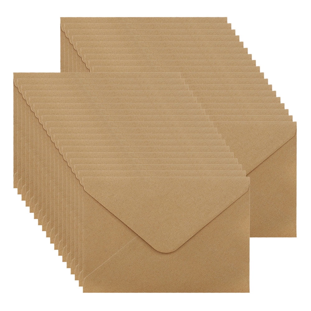 Paper Envelopes 50 Pack Envelopes V Flap Invitation Envelopes - Walmart.com