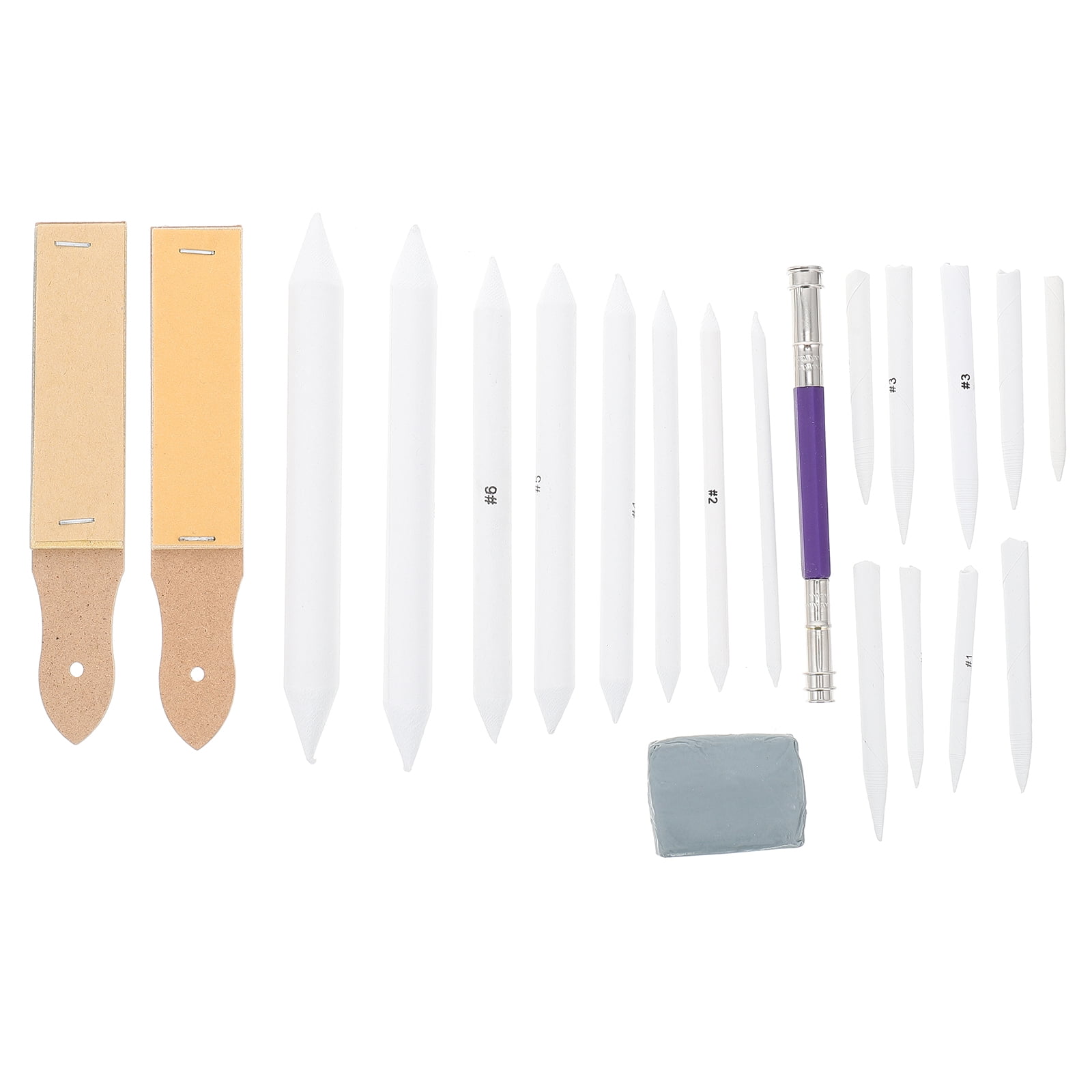 Paper Eraser Set Sketch Extender Steel Colors Pencil Shading Pencils ...