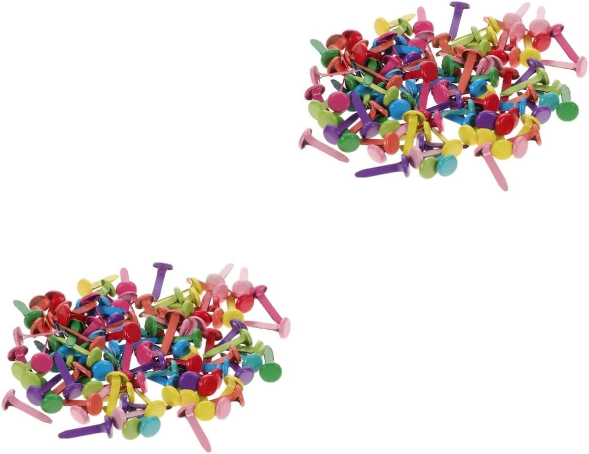 Paper Fasteners 2pcs 6 Two-legged Nails Metal Paper Fasteners Metal ...