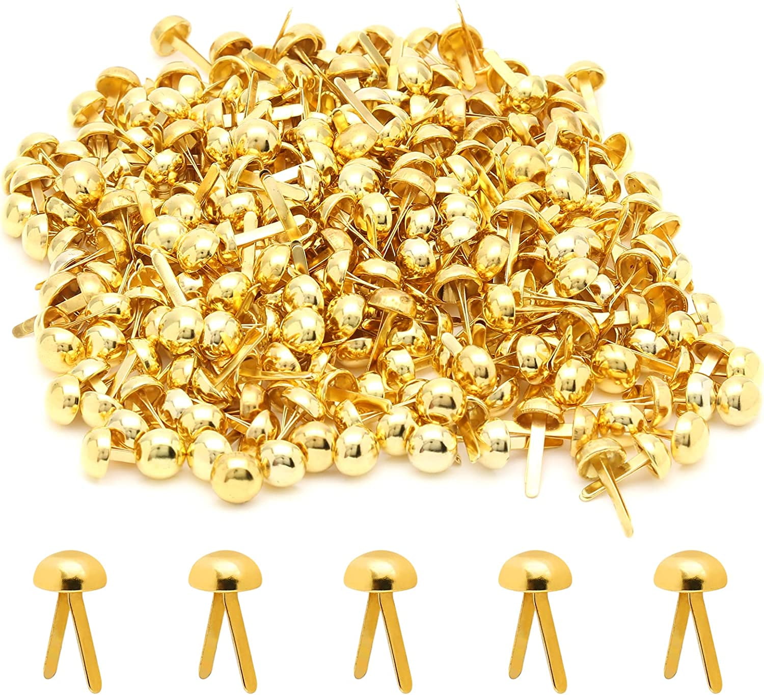 Paper Fasteners Split Pins Pastel, 8 x 15mm Round Brads for Art Crafting Scrapbooking DIY ...