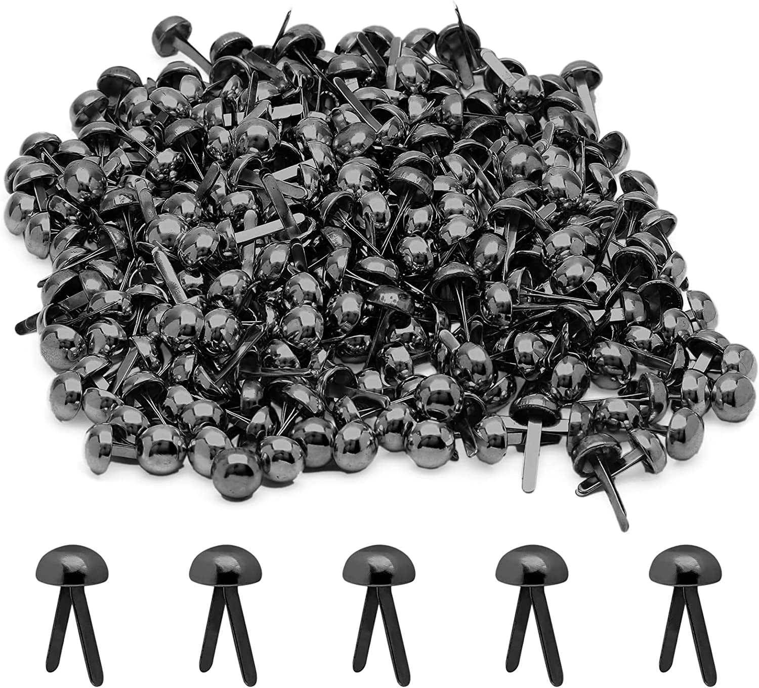 Paper Fasteners Split Pins Pastel, 8 x 15mm Round Brads for Art ...