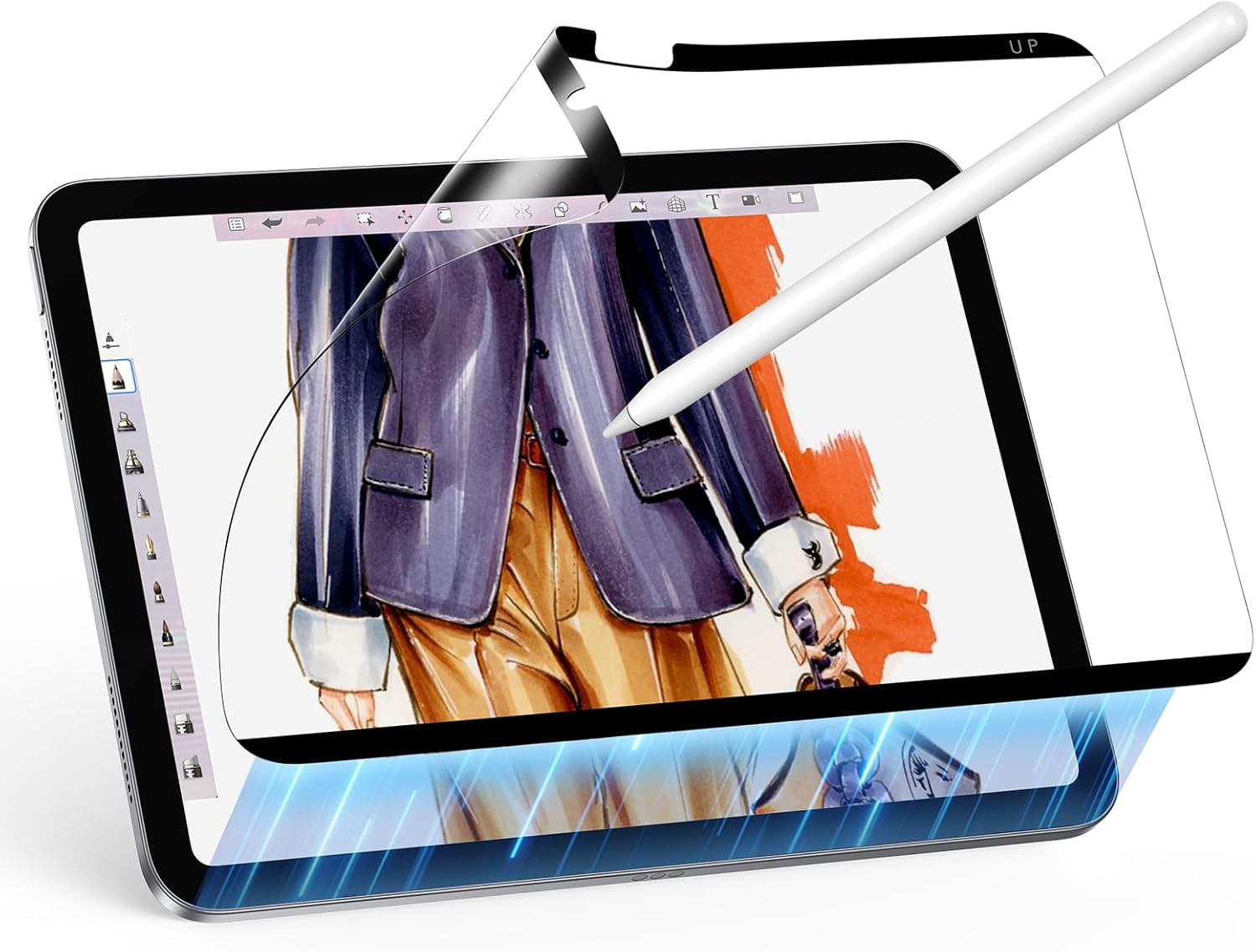 Paper-Feel Magnetic Screen Protector for iPad A16 11th/10th Generation ...