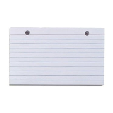 Oxford Heavyweight Plain Thick Blank Index Cards, 4" x 6", White, Pack ...