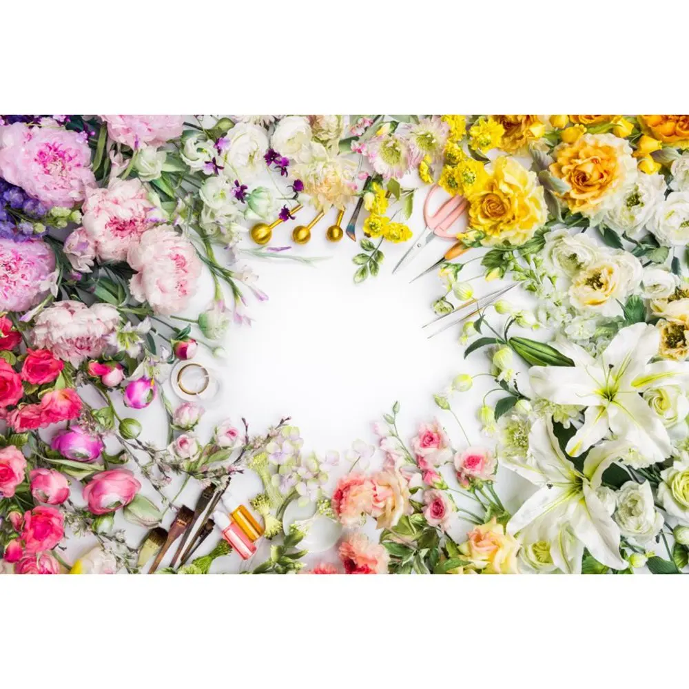 Paper Flowers r Photo Backdrop Product Photography Props Background ...