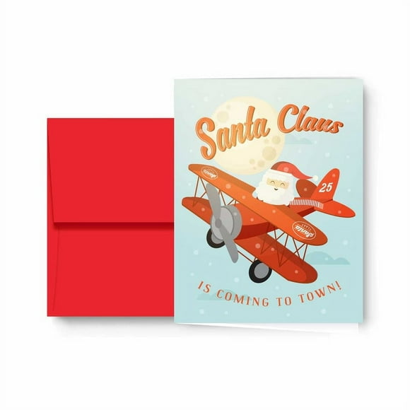 Airplane Christmas Cards