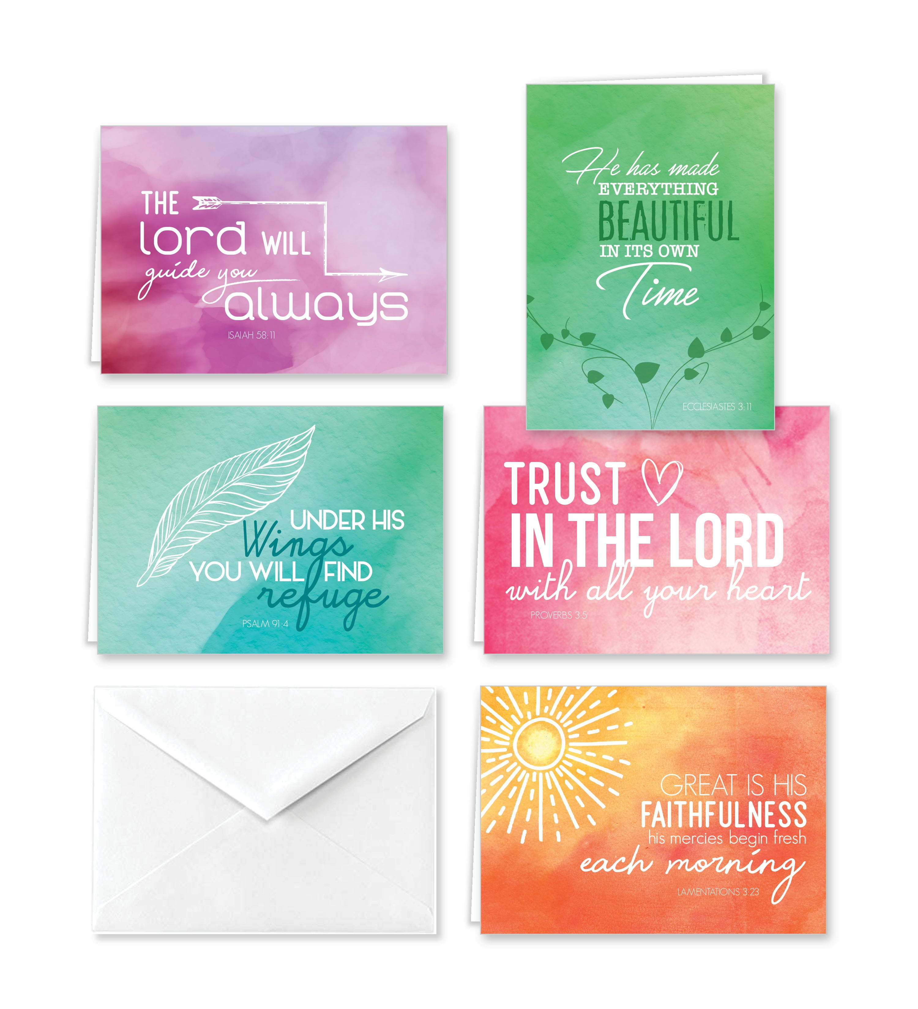 Paper Frenzy Faith & Inspiration Religious General Note Cards ...