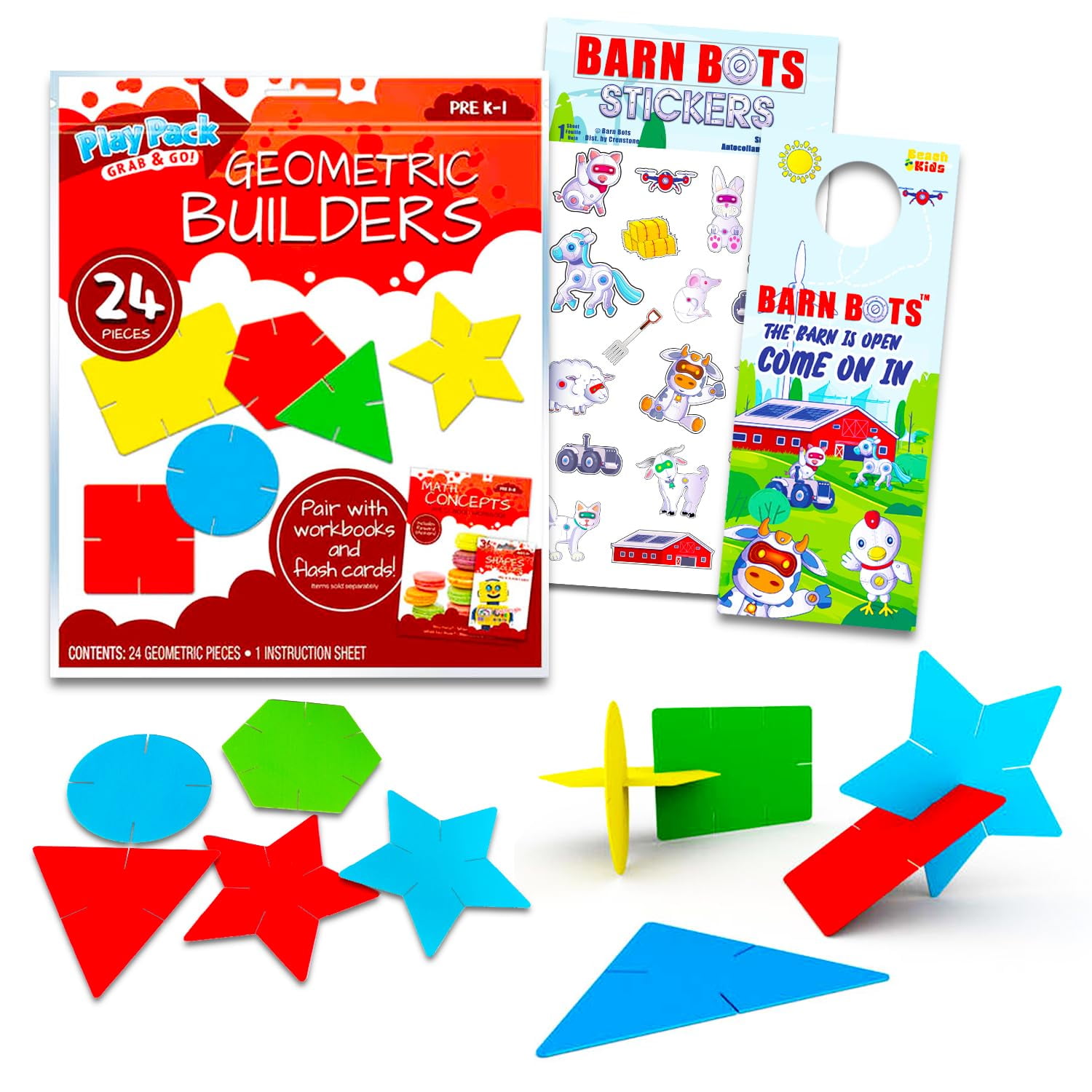 Paper Geometric Connecting Shapes TSF6 Building Block Set - On Go ...