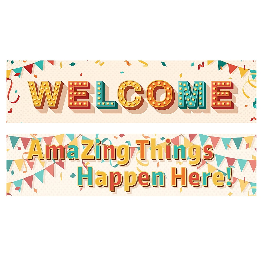 Paper Hanging Banner Classroom Decoration Rectangle with Word School ...