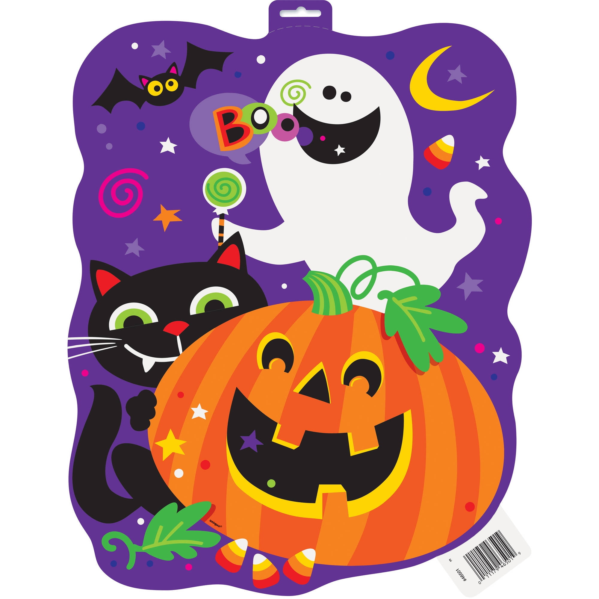 Paper Happy Halloween Decoration, 16.5in - Walmart.com