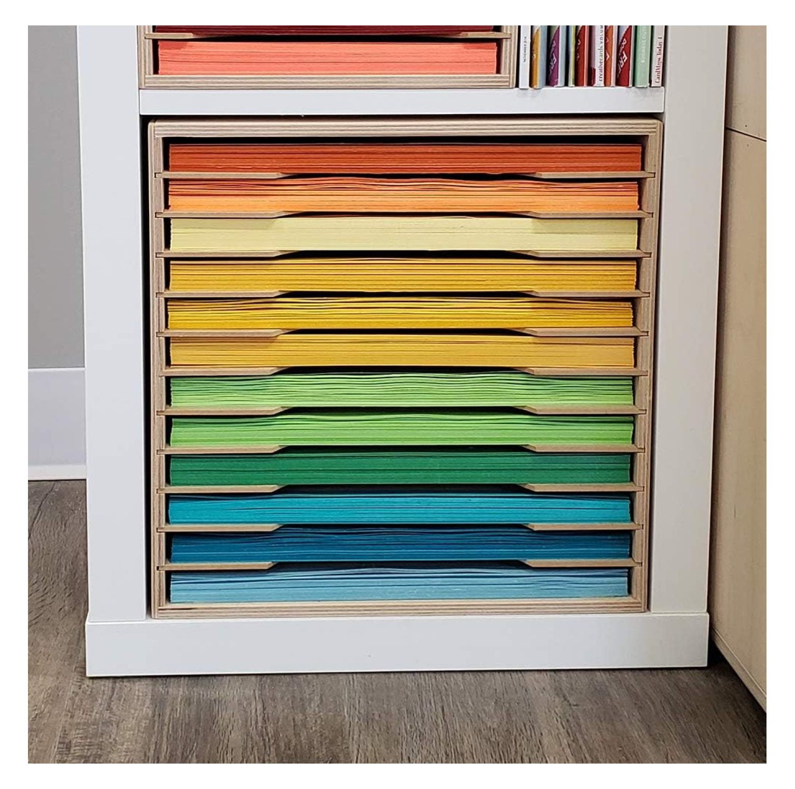 Paper Holder for 12"x12" Paper - 12 Slot (fits Kallax Shelf) - Walmart.com