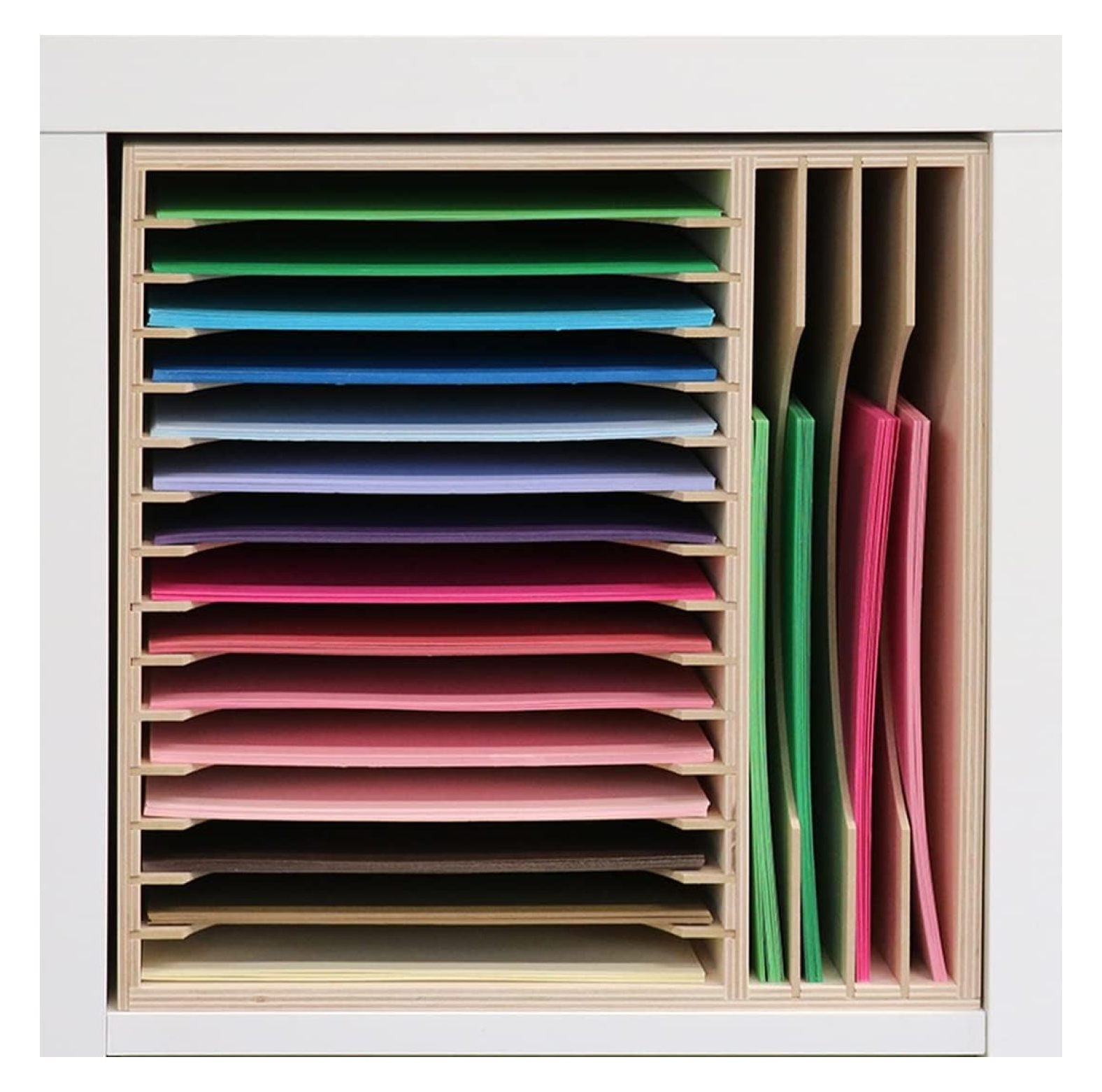 Paper Holder for 8.5"x11" Paper - MAX for (19 Slots - fits Kallax ...
