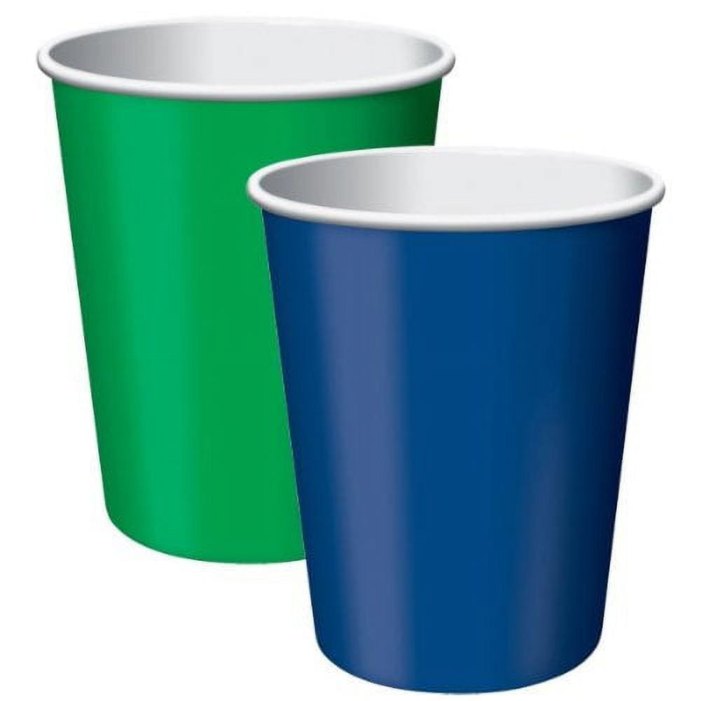 Paper Hot & Cold Cups 9oz 24/Pkg-Bermuda Blue - Walmart.com