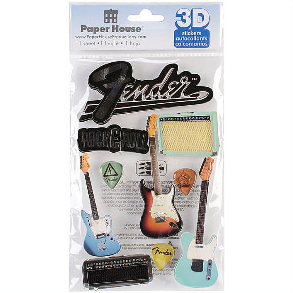 Paper House 3D Sticker - Walmart.com