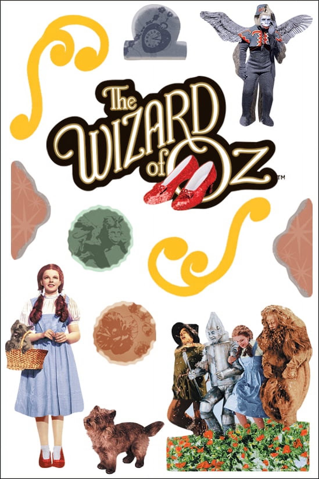 Paper House 3D Stickers 4 5 x8 5 Wizard Of Oz Pk 3 Paper House
