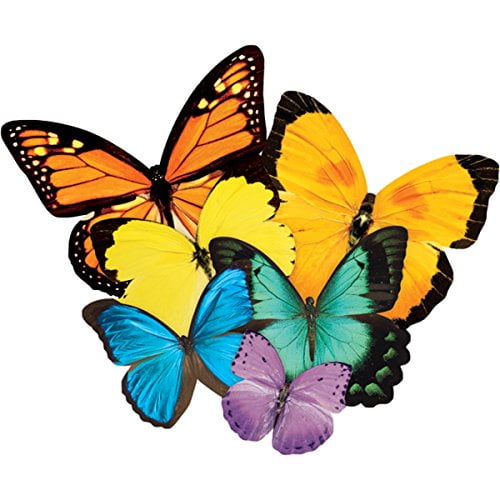 Paper House Jigsaw Shaped Puzzle (500-Piece), 17 x 23", Butterflies ...
