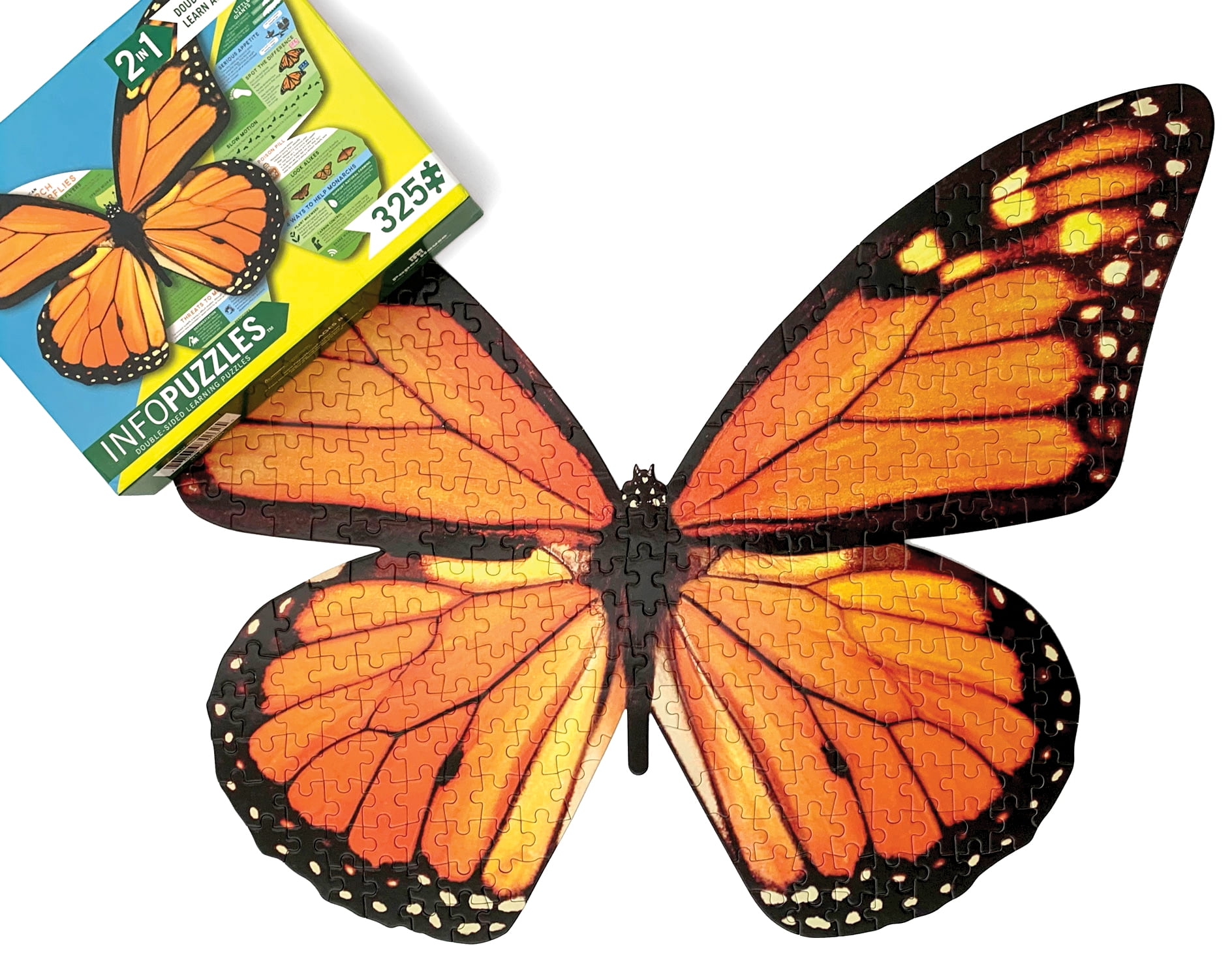 Paper House Productions InfoPuzzle Double Sided All About Monarch ...