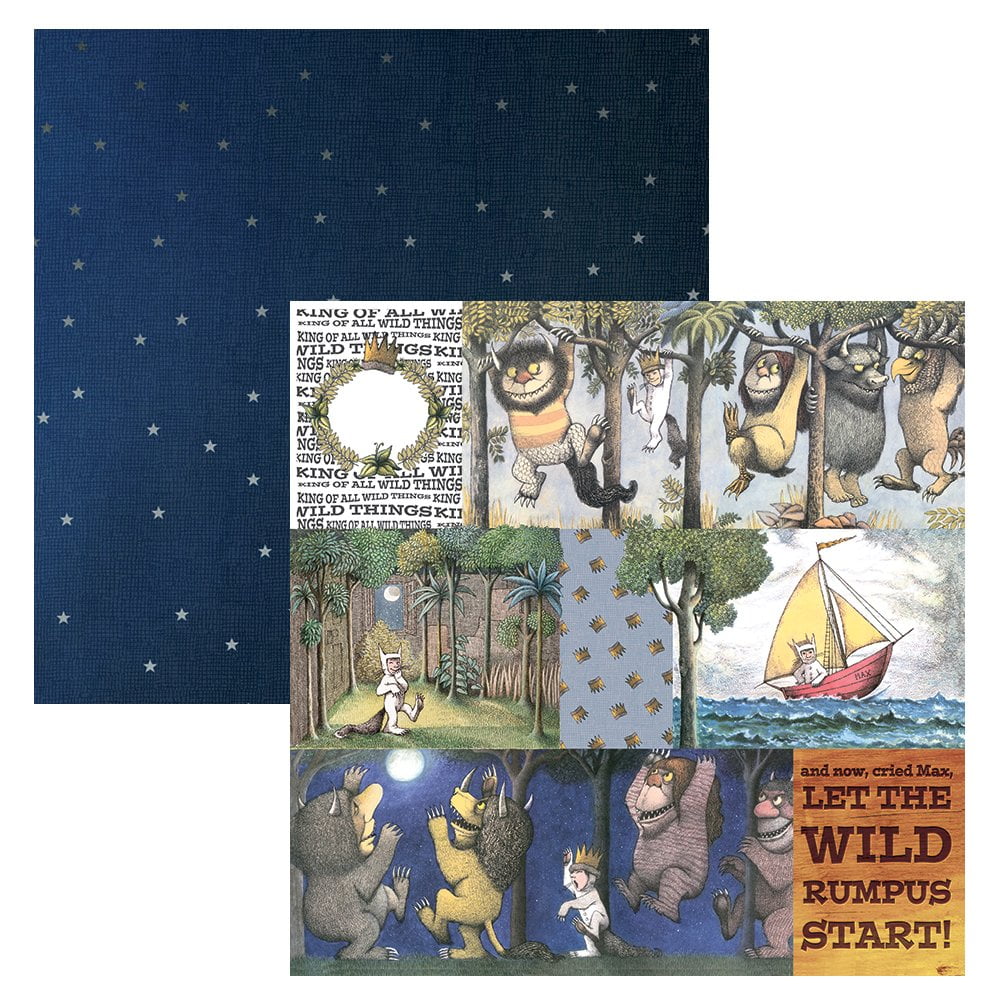 Paper House Productions P-2078E MMF7 12" Double Sided Scrapbook Papers ...