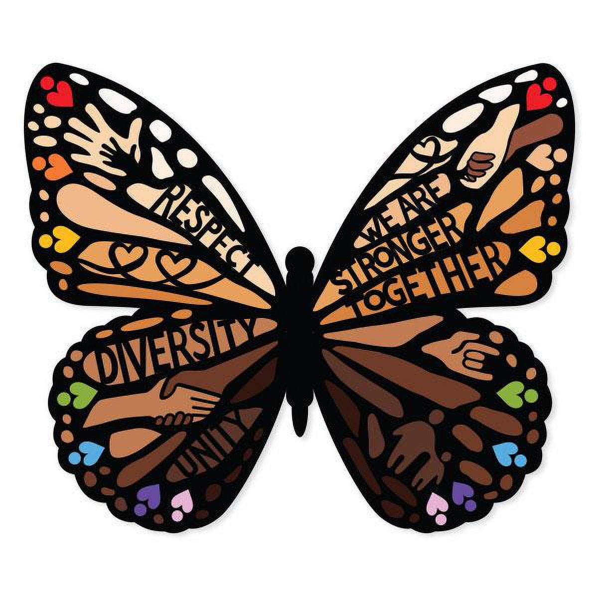 Paper House Productions Stronger Together Butterfly Die-Cut 3" Vinyl ...