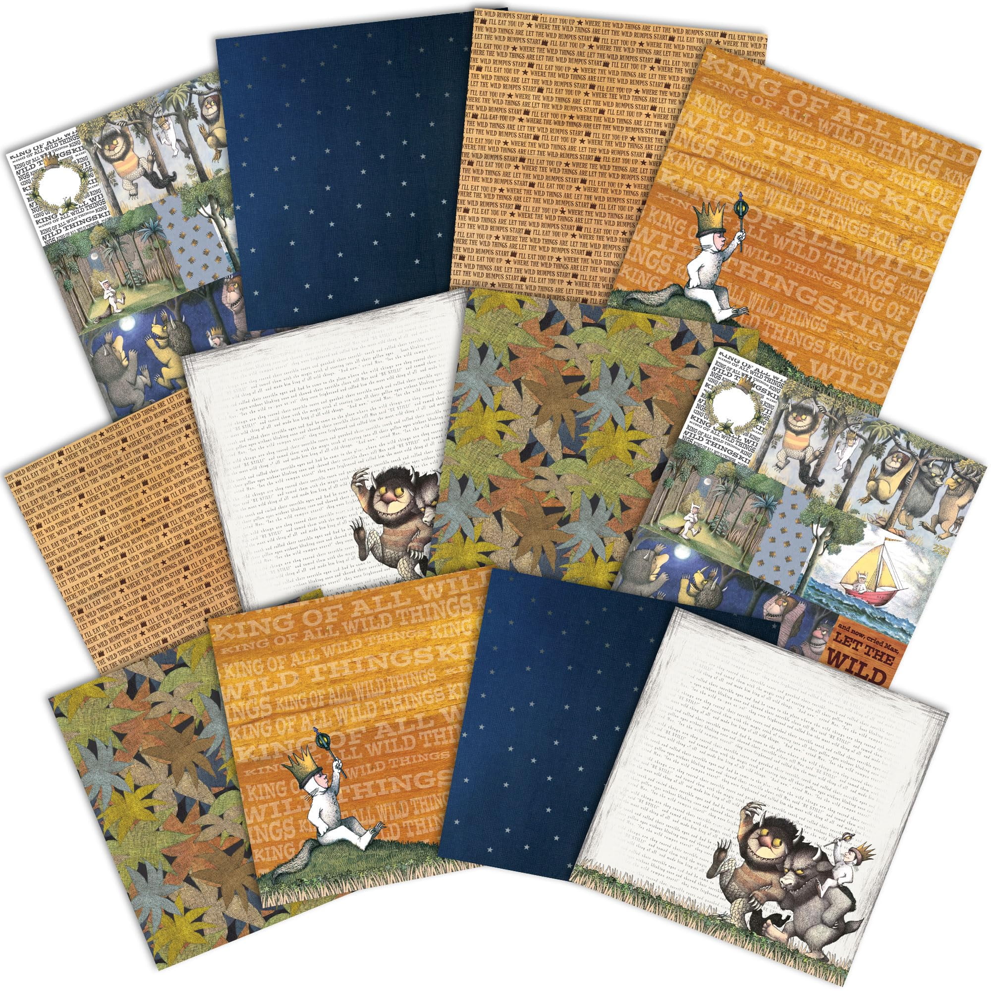 Paper House Productions Where TSF6 The Wild Things are 12" x 12" 12 ...