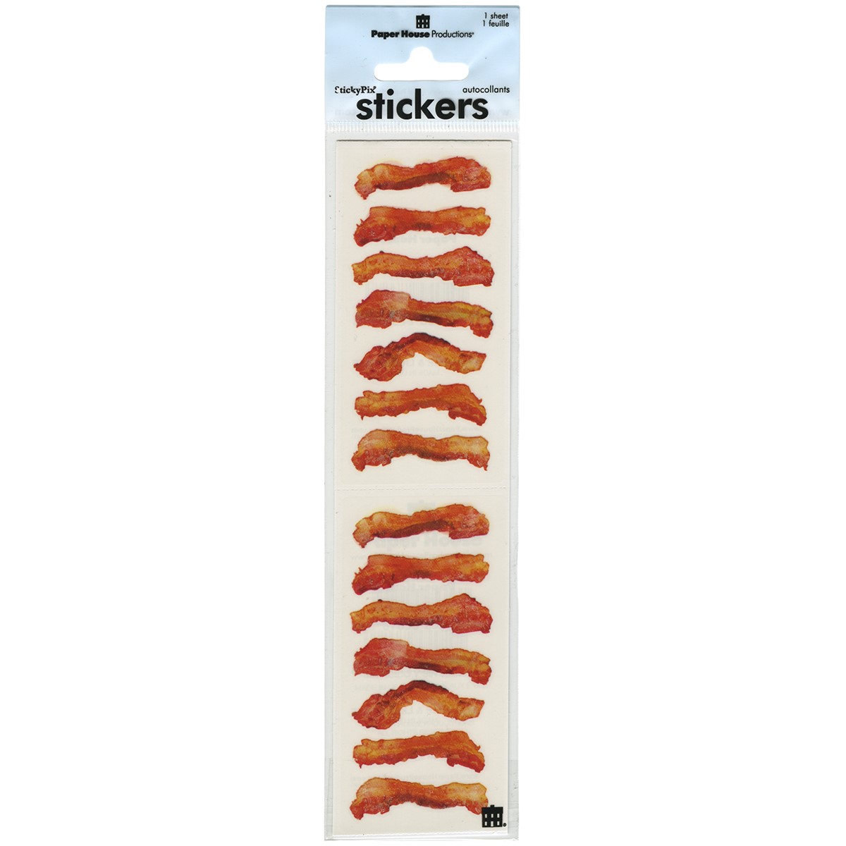 Paper House Stickers-Bacon - Walmart.com