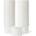 Paper Ice Cream Cups - 50-Count 9-Oz Disposable Dessert Bowls for Hot ...