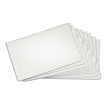 Cardinal Onestep Printable Table Of Contents Dividers - 26 X Divider ...