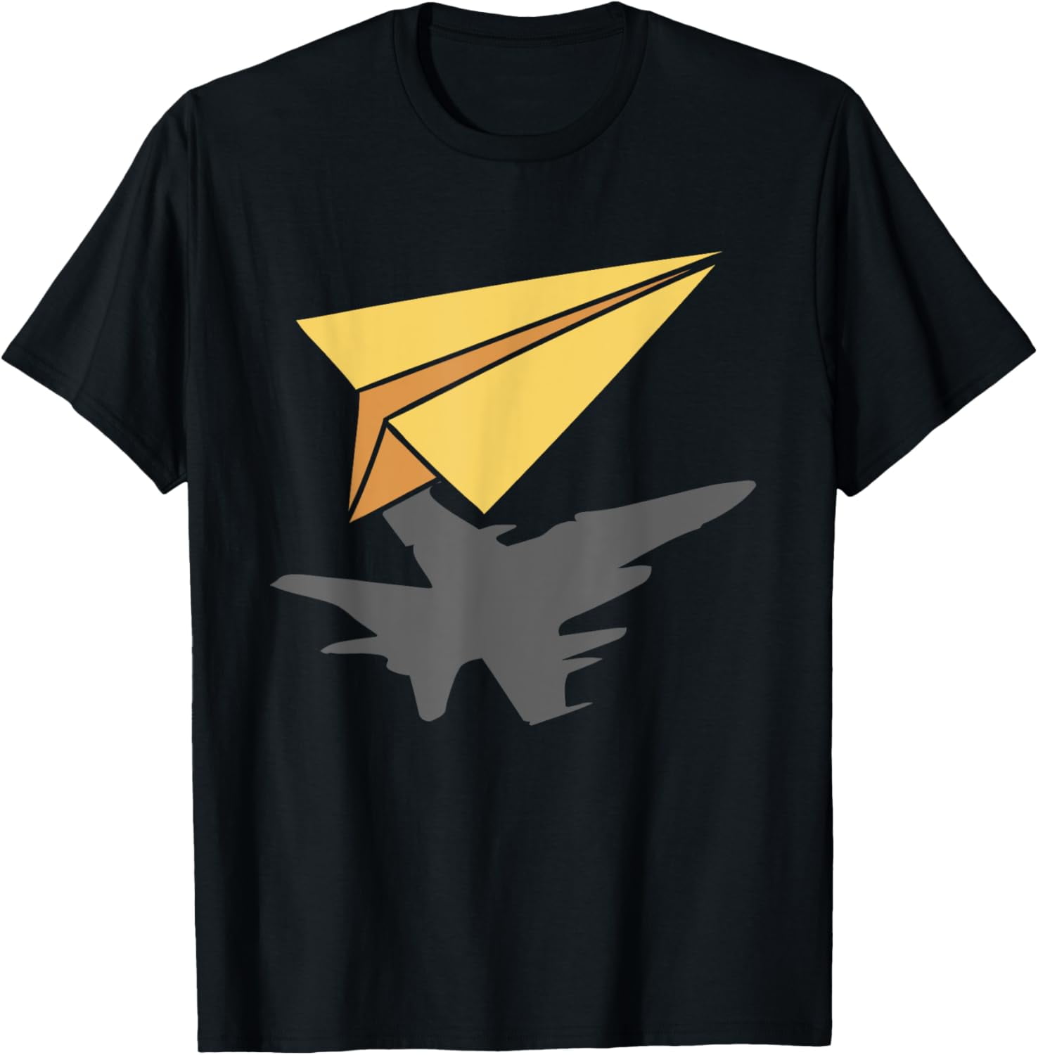 Paper Jet Fighter Plane Airplane Aviation Aircraft Airfield T-Shirt ...