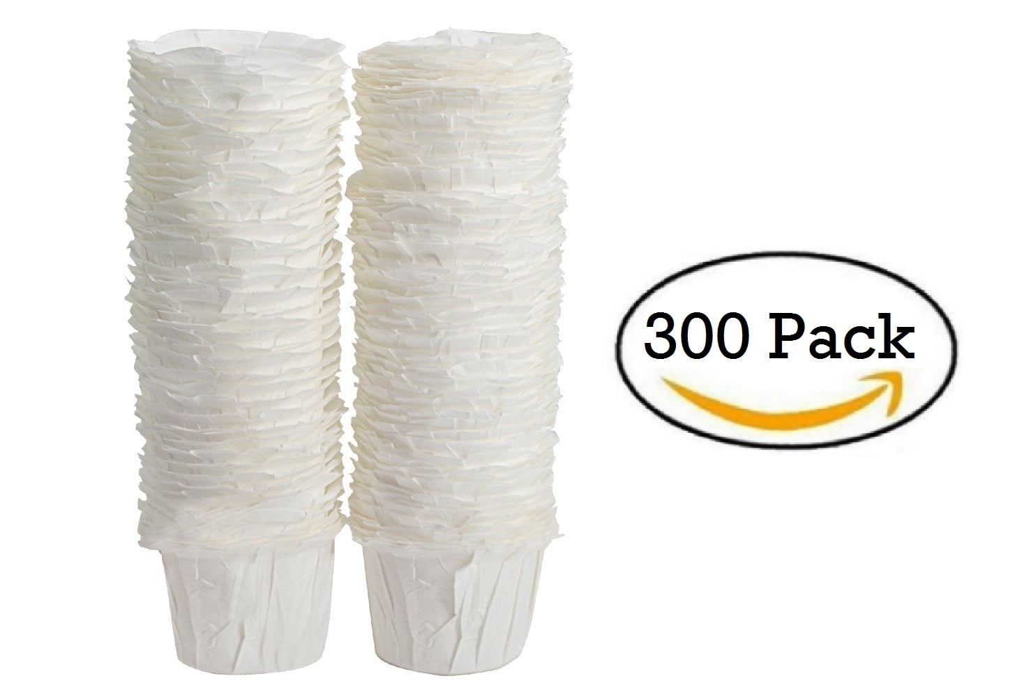Paper Keurig Compatible Single-Serve Disposable Paper Filters (300 ...