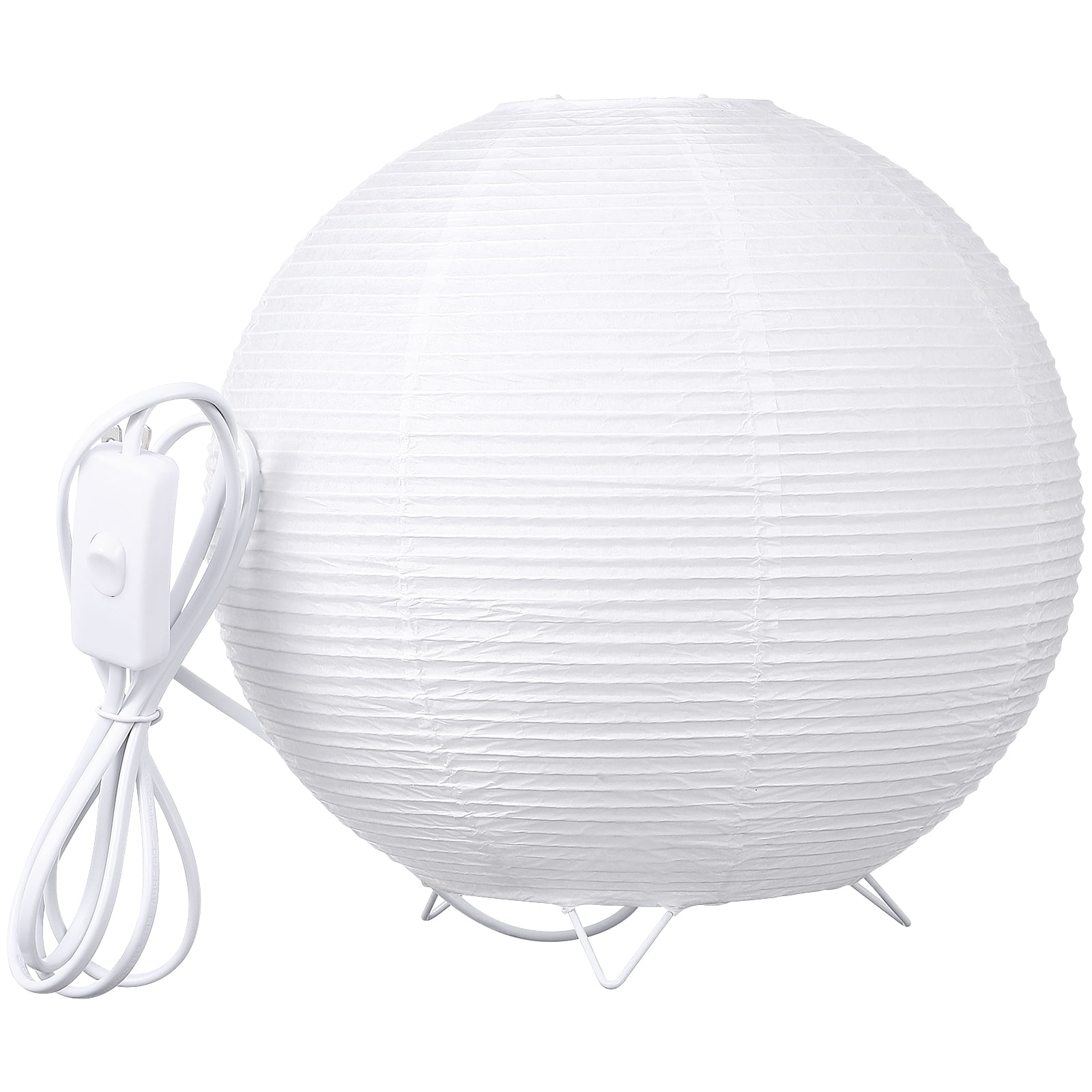 Paper Lantern Desk Lamp Dimmable Rice Shades Nightlight Office ...