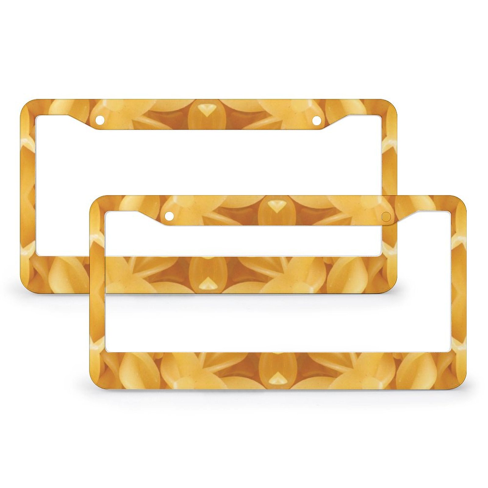 Paper License Plate Frames 2 Pcs Set Italian Food Car Front License ...