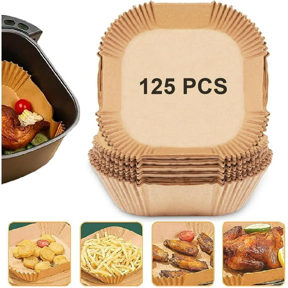Paper Liners, 125PCS Non-stick Disposable Baking for Oil-proof, Water ...