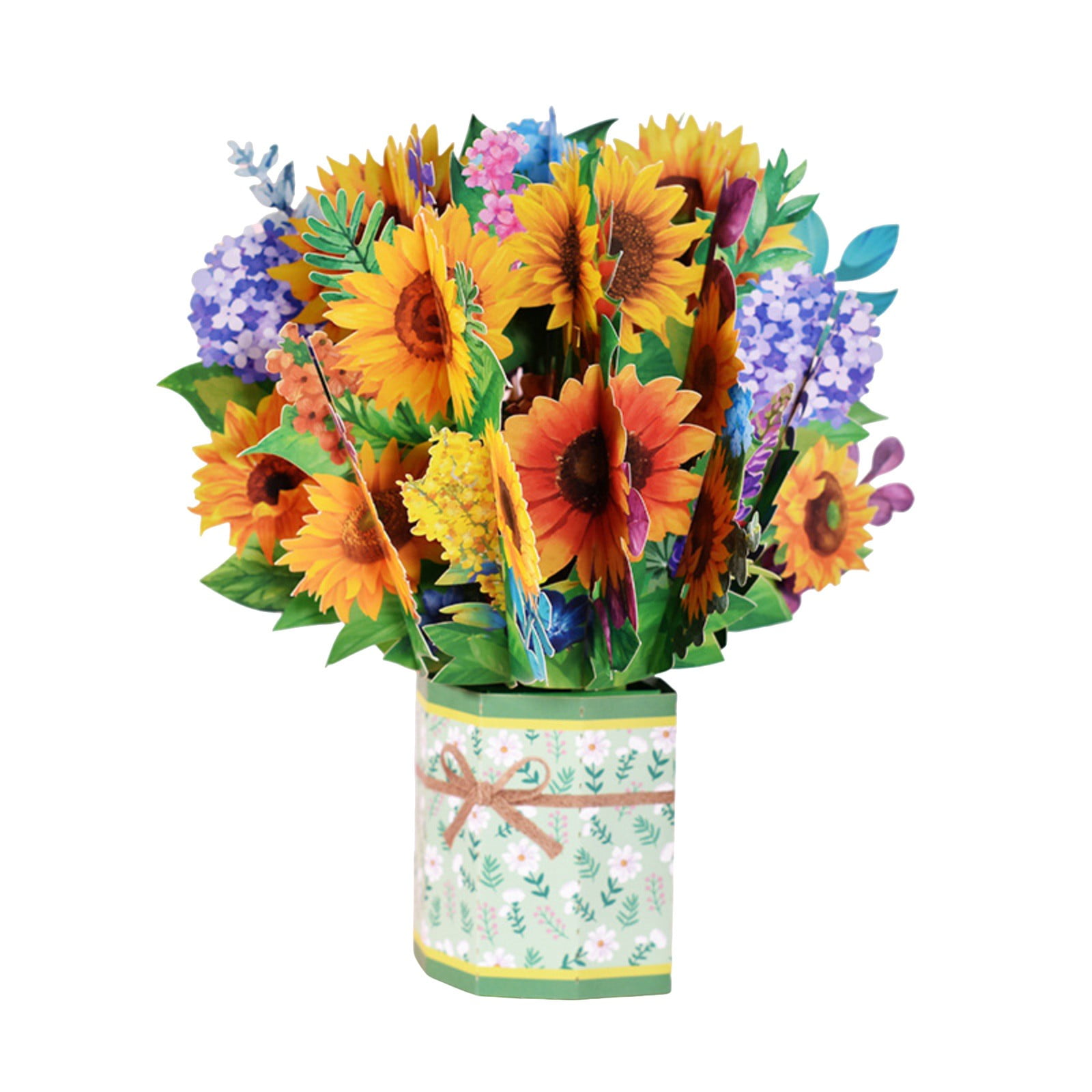 Paper Love Huge Pop 3D Magical Flower Bouquet Pop Up Card, with ...