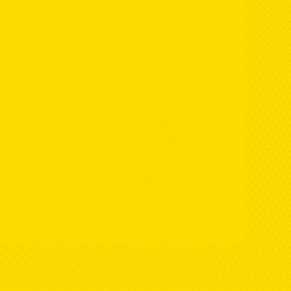 Paper Luncheon Napkins 6.5 in Neon Yellow 20ct (Pack of 24) - Walmart ...
