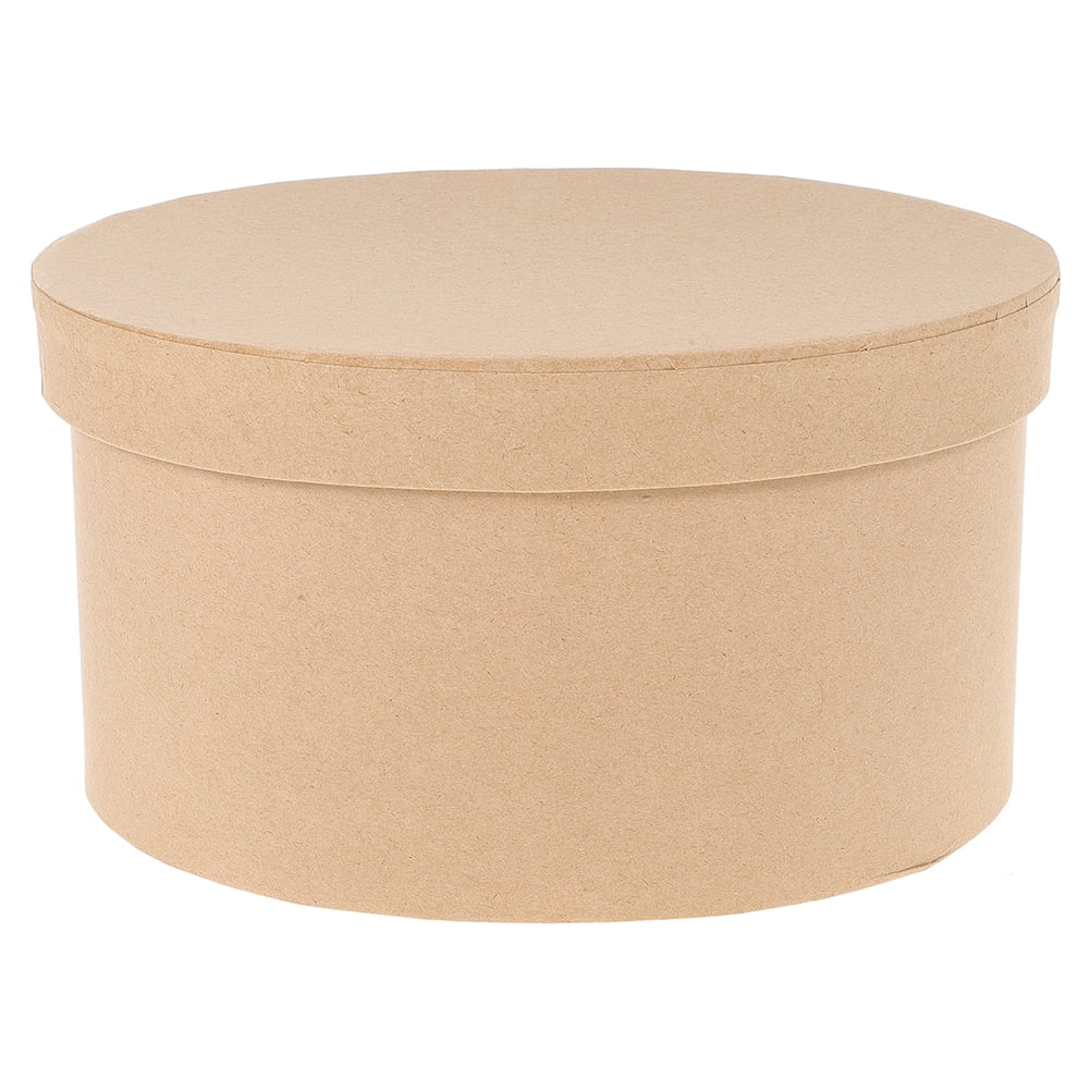 Paper Mache Box Oval Box With Lids DIY Box Craft Projects Box Kraft ...
