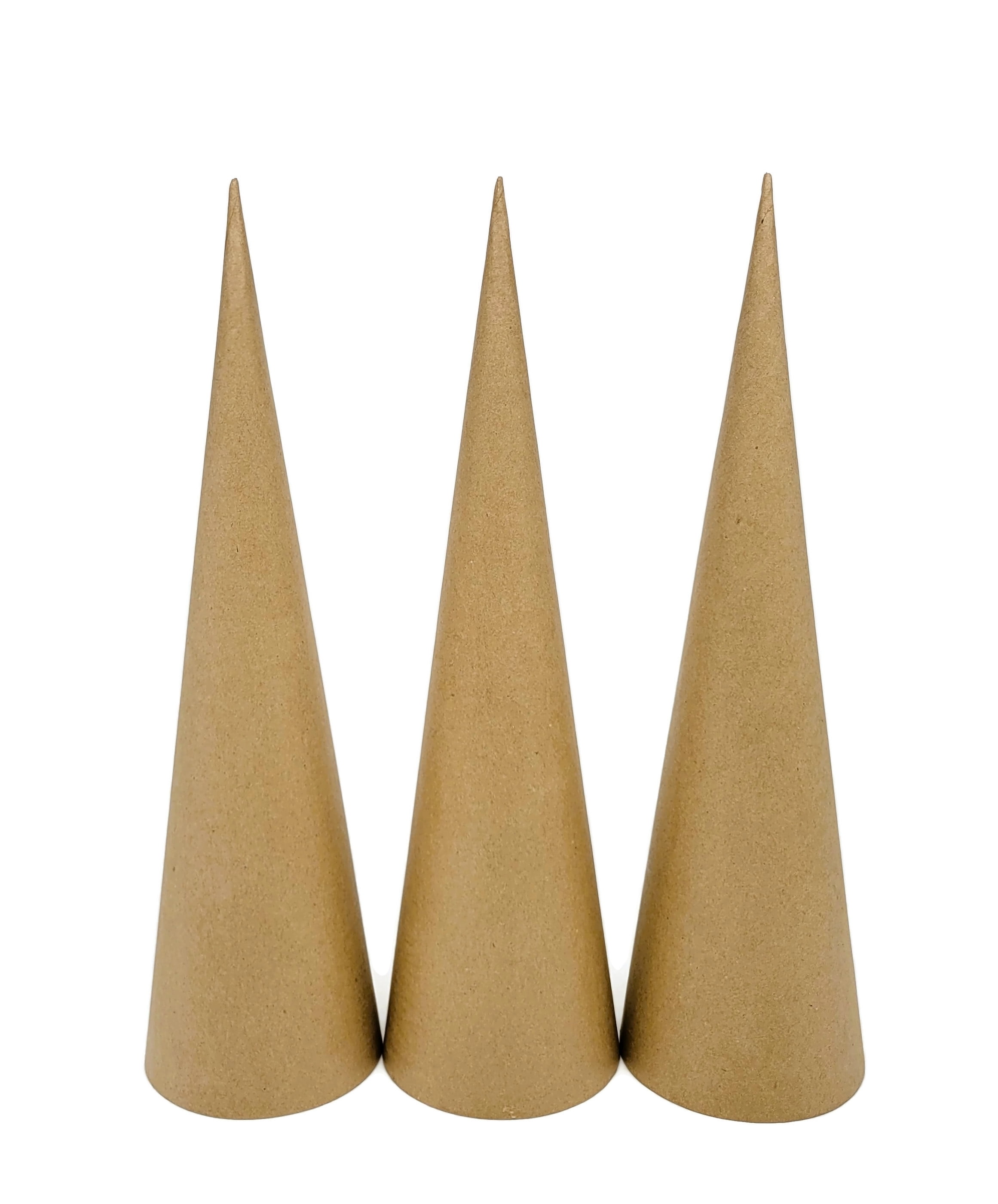 AllStellar, Paper Mache Cone, 17.87x5 in., Set of 3 open bottom cones ...