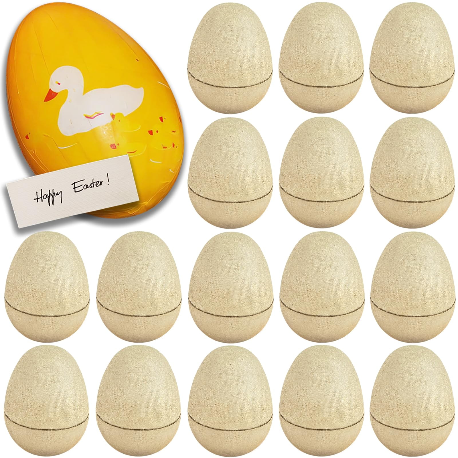 Paper Mache Eggs, 100 MMF7 Pcs Easter Craft Supplies Paper Mache Easter ...