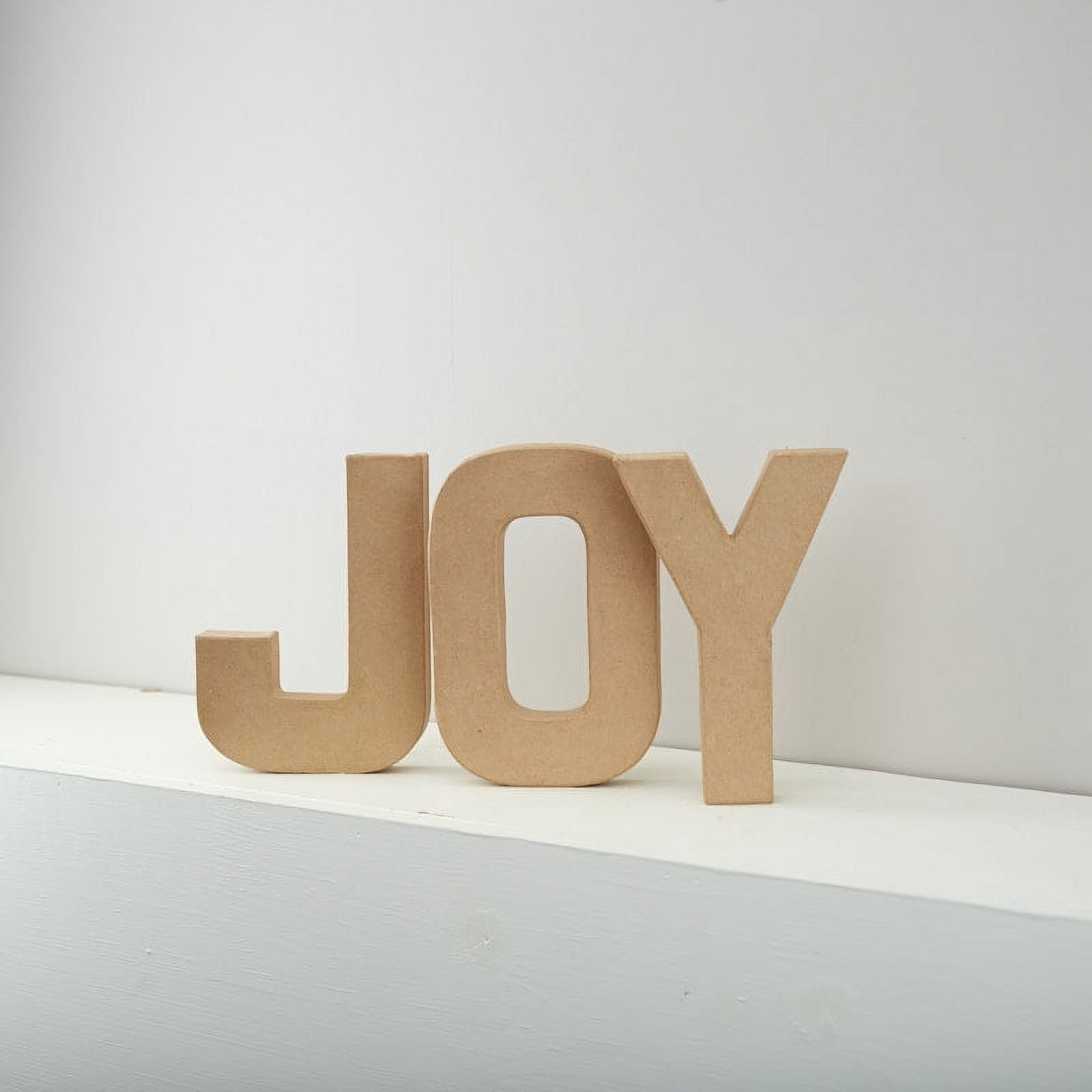 Paper Mache JOY Word Set by Factory Direct Craft: Create Your Own ...