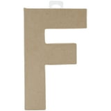 Paper Mache Letter F 8 X 5.5 Inches - Walmart.com