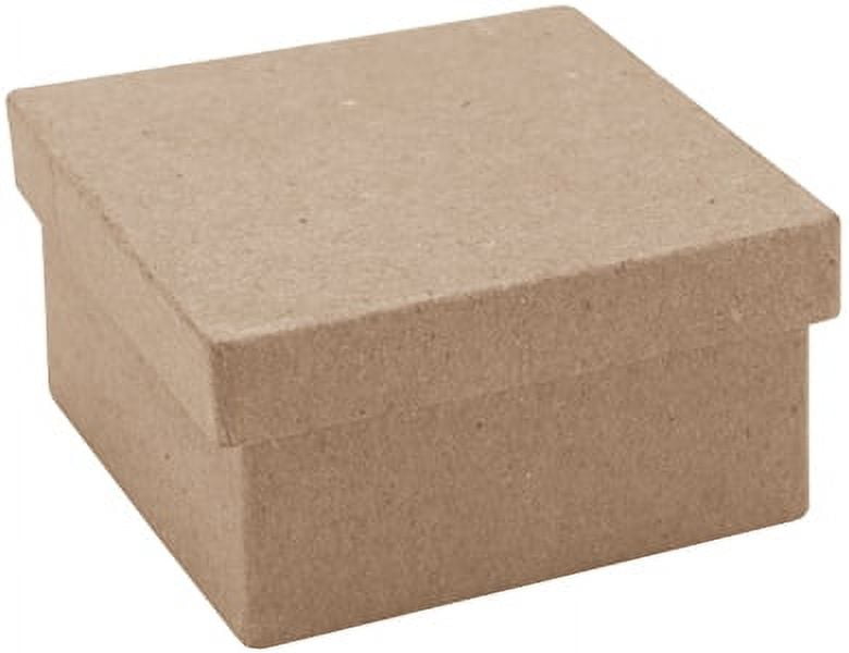 Paper Mache Mini Box - 2-7/8" x 2-7/8", Square - Walmart.com