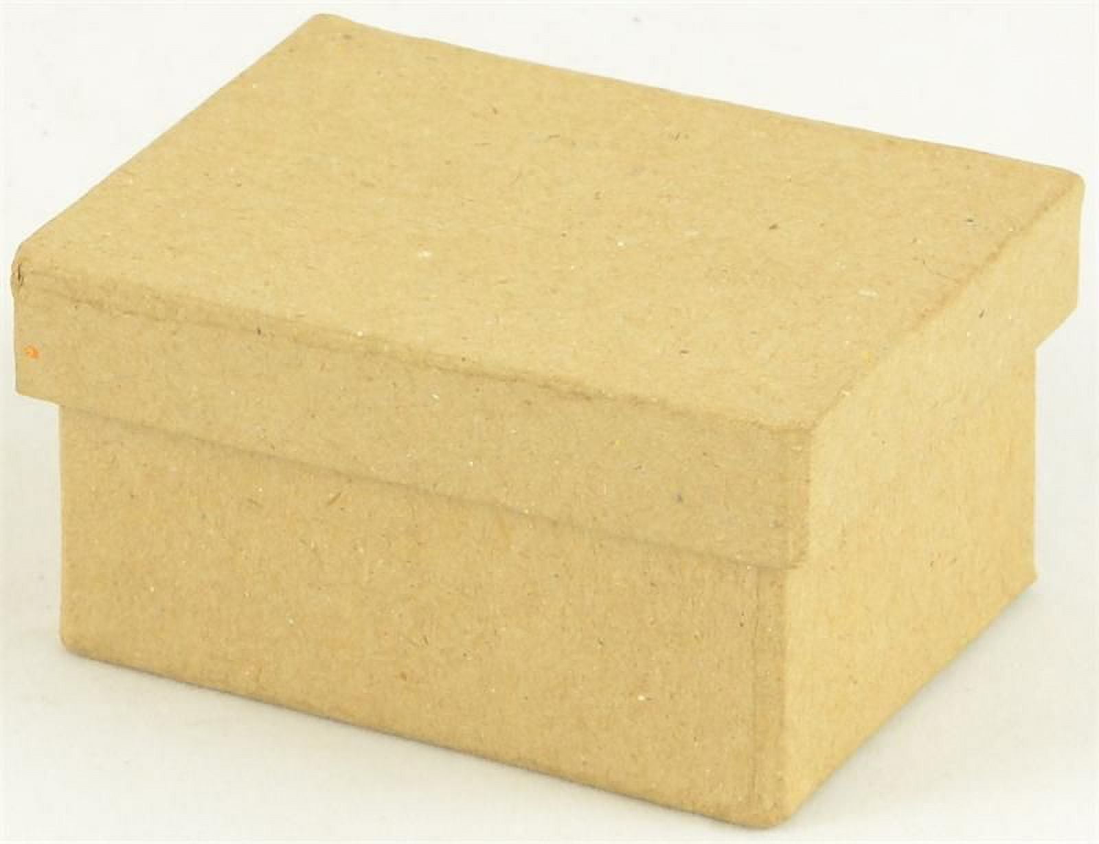 Paper Mache Small Rectangular Box 3 inch x 2 inch x 1.5 inch / 1 Pc ...